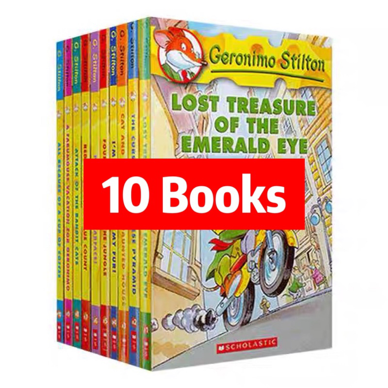 [SG] Geronimo Stilton Book 1-10 Children Story picture Books Lost ...
