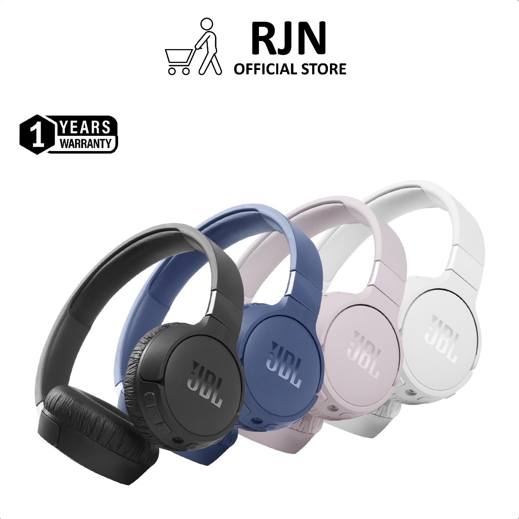 JBL Tune 660NC Wireless on-ear active noise cancelling headphones with pure jbl bass and 1-year ...