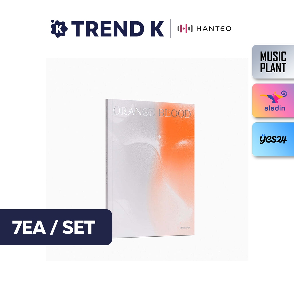 ENHYPEN - 5th Mini Album [Orange Blood] (ENGENE Ver. / SET) | Shopee ...