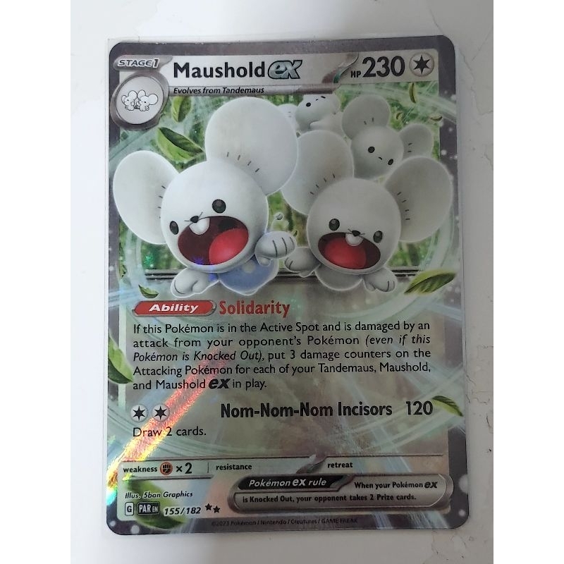 Pokemon maushold ex paradox rift card | Shopee Singapore