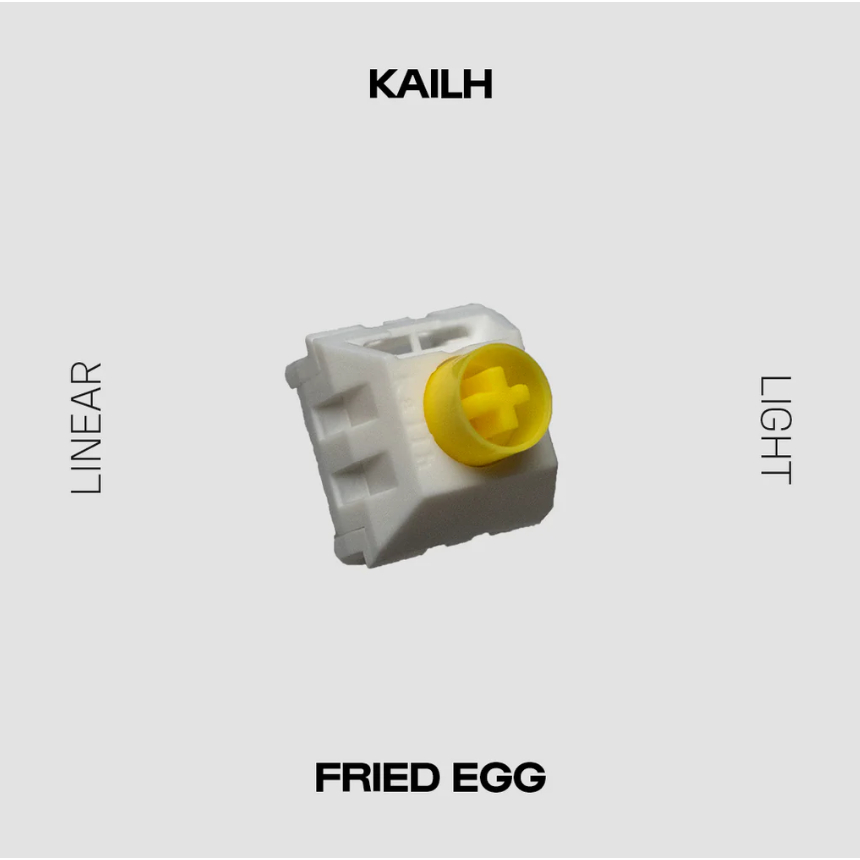 Kailh Fried Egg Linear Light Switch | Shopee Singapore
