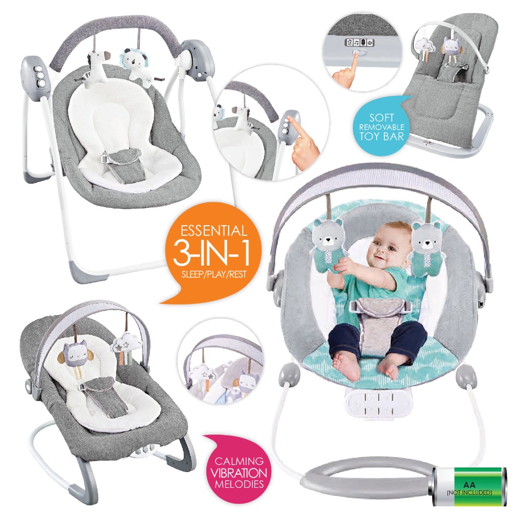 Lucky Baby Infant To Toddler Portable Bouncer/Rocker/Swing (6 Design ...