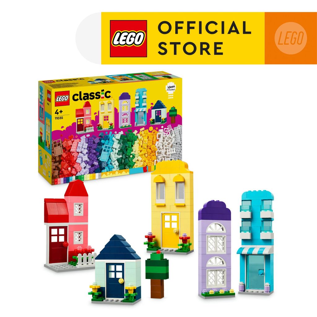 LEGO Classic 11035 Creative Houses Building Toy (850 Pieces) | Shopee ...