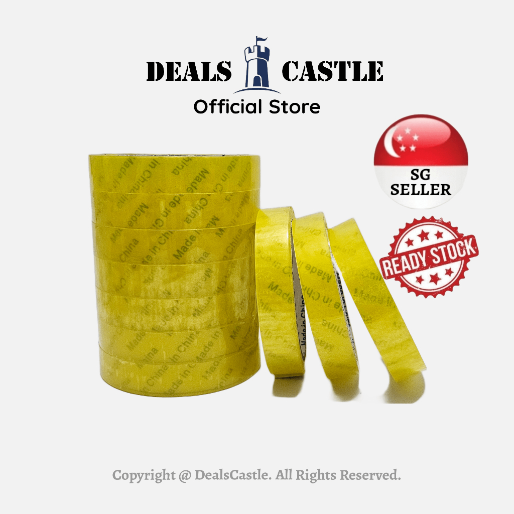 [SG STOCK] Transparent Cellulose Tape / Adhesive Tapes / Stationery ...