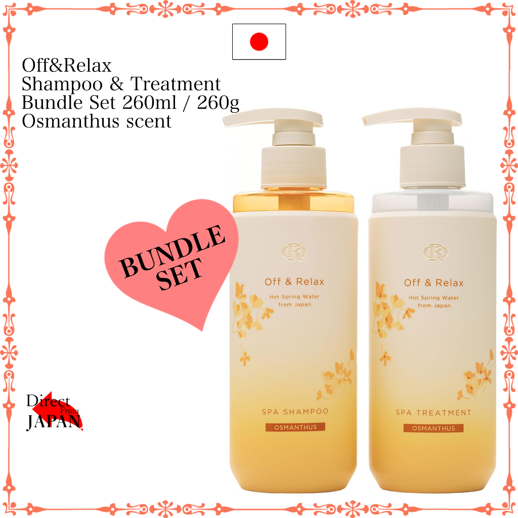 Off&Relax ( Off and Relax ) Shampoo & Treatment ( Conditioner ) Bundle ...