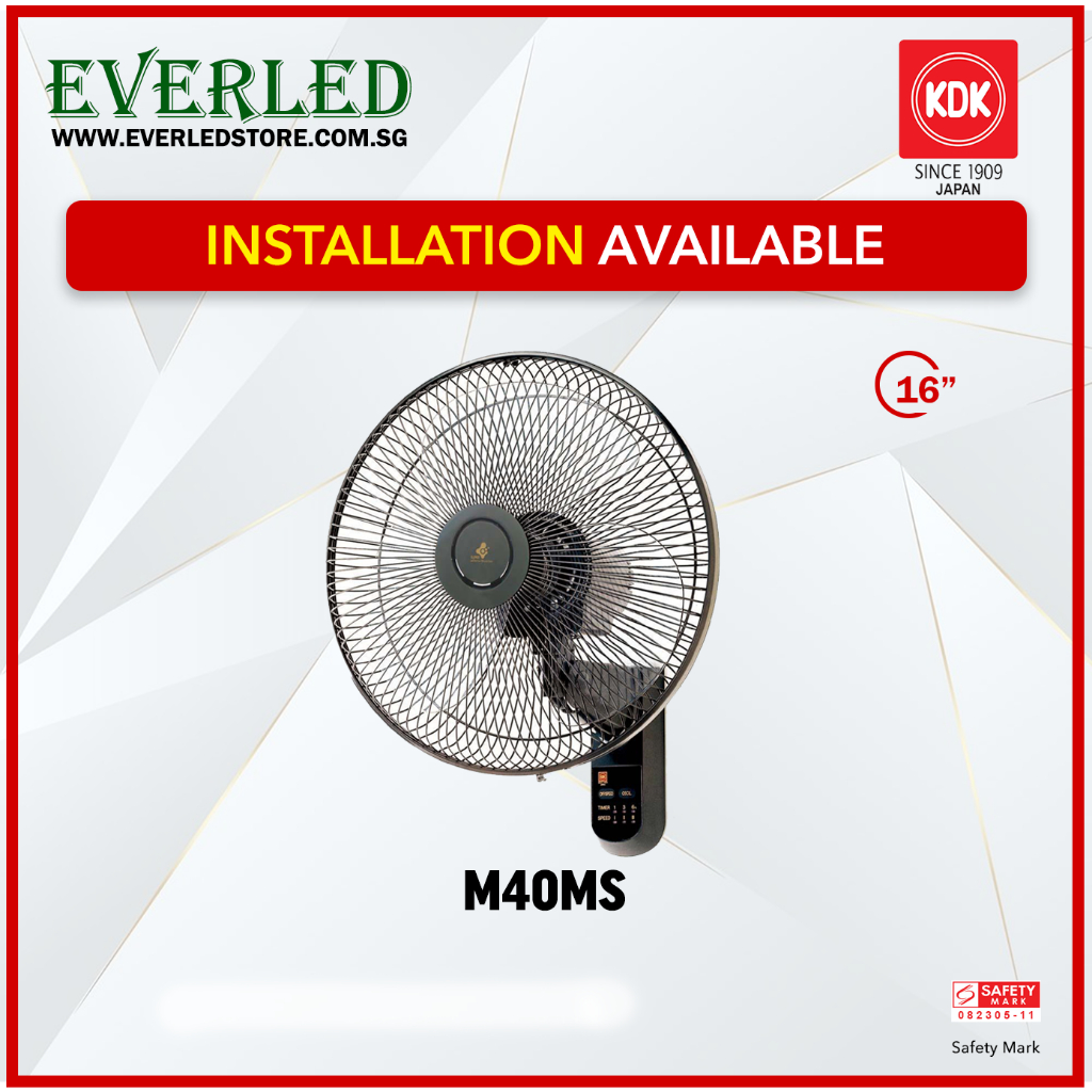 KDK M40MS 16” (40cm) Design w/ Remote Control | Shopee Singapore