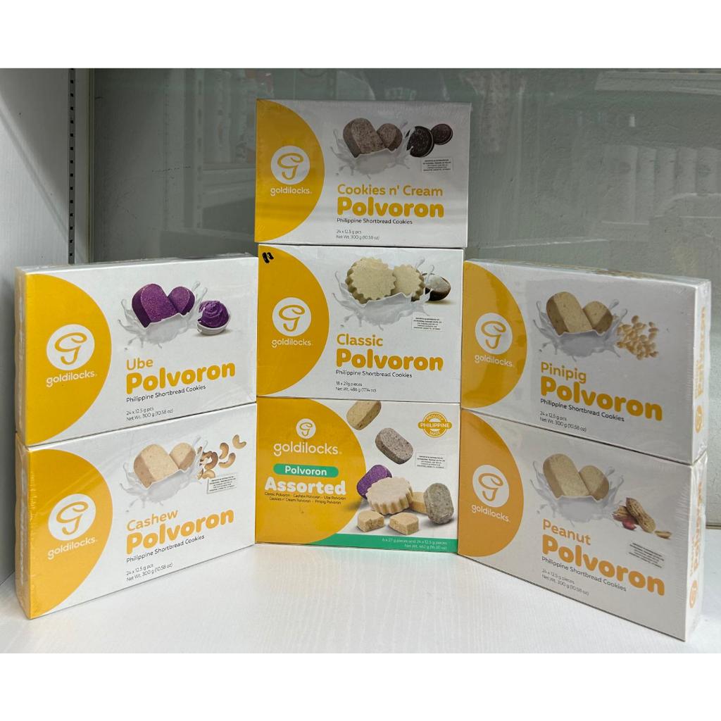 GOLDILOCKS Polvoron (Classic l Assorted l Ube l Cookies Cream l Pinipig ...