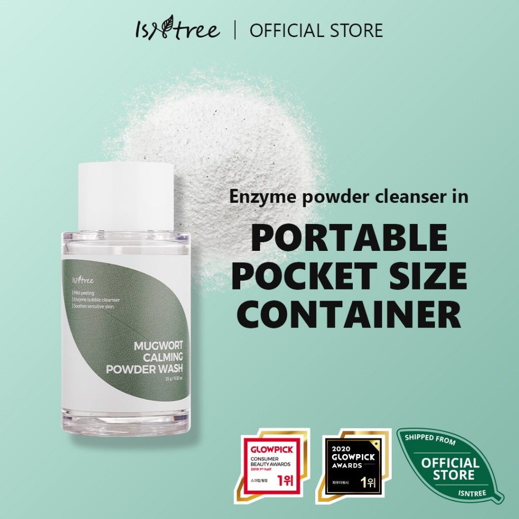 Isntree Mugwort Calming Powder Wash 15g | Shopee Singapore