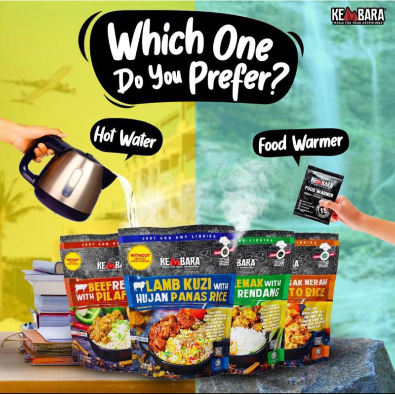 KEMBARA MEALS WITH FOOD WARMER | Shopee Singapore