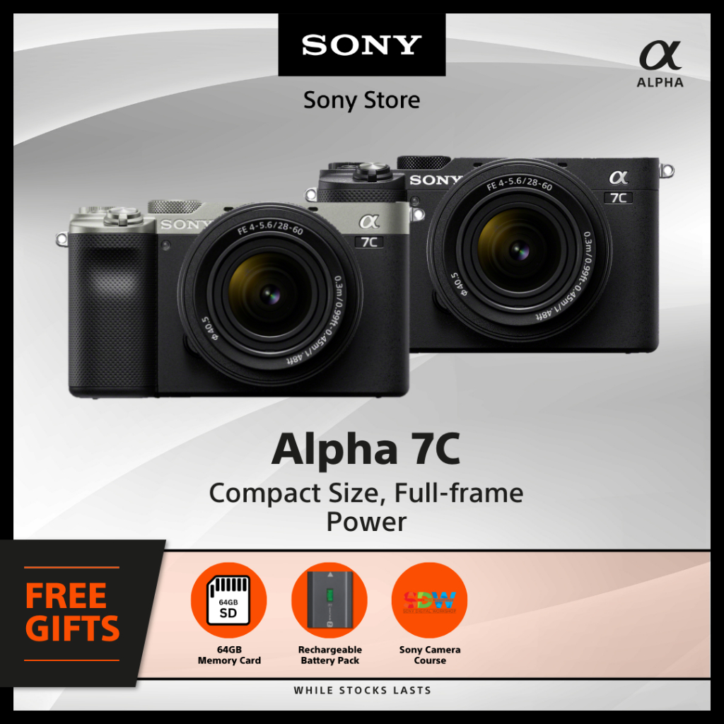 Sony Singapore ILCE-7C/ A7C Alpha E-Mount Compact Full-Frame Camera ...