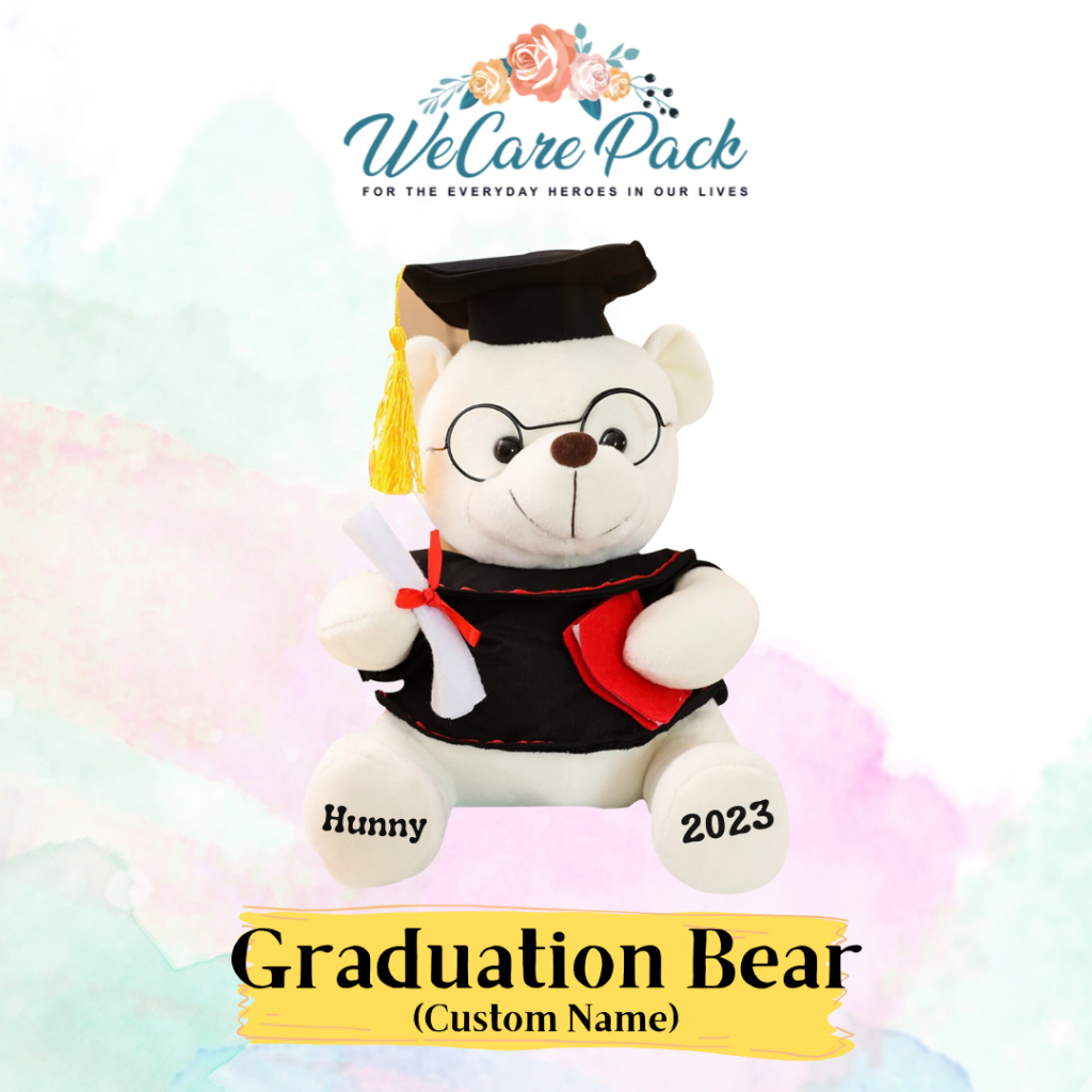 [SG Seller] Graduation Bear - Customize Your Name | Plush Plushie ...