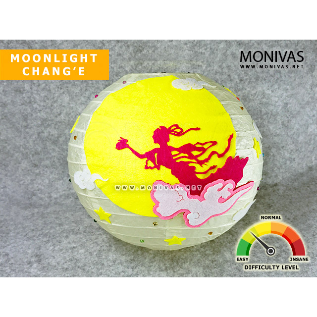 Moonlight Chang'e Paper Lantern Classic Mooncake Festival Decorations ...