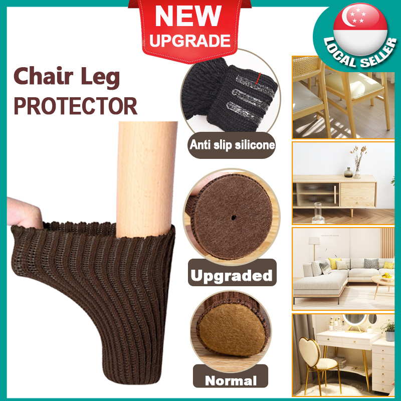 🇸🇬【SG stock】Quiet Chair Foot Cover Anti-Skid Wear-Resistant Chair Table ...
