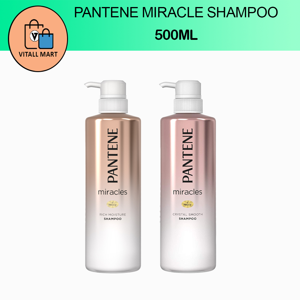 Pantene Pro-V Miracles Rich Moisture/Crystal Smooth Shampoo 500ml ...