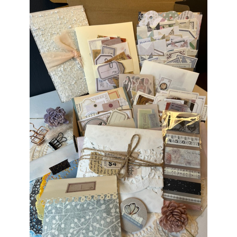 NEW! 350pcs Journal Box Journaling Surprise Box Scrapbook Scrapbooking ...