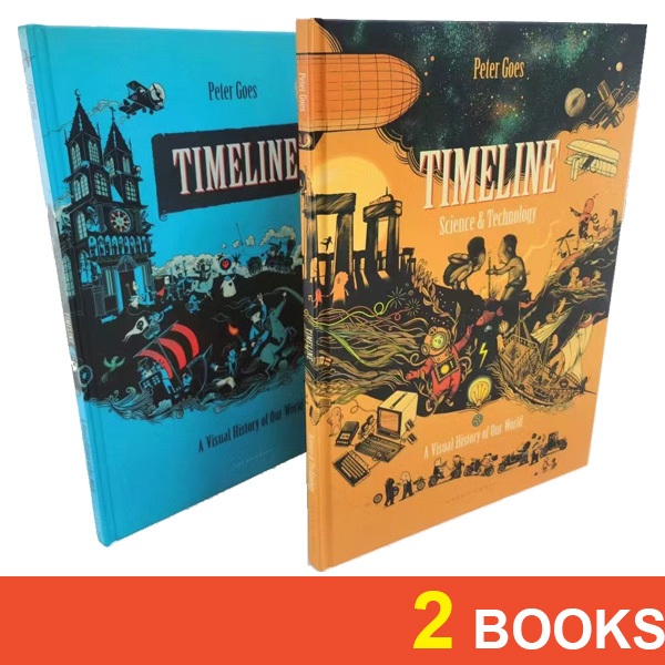 [SG Stock] Timeline: A Visual History of Our World (2 Books Hardcover ...