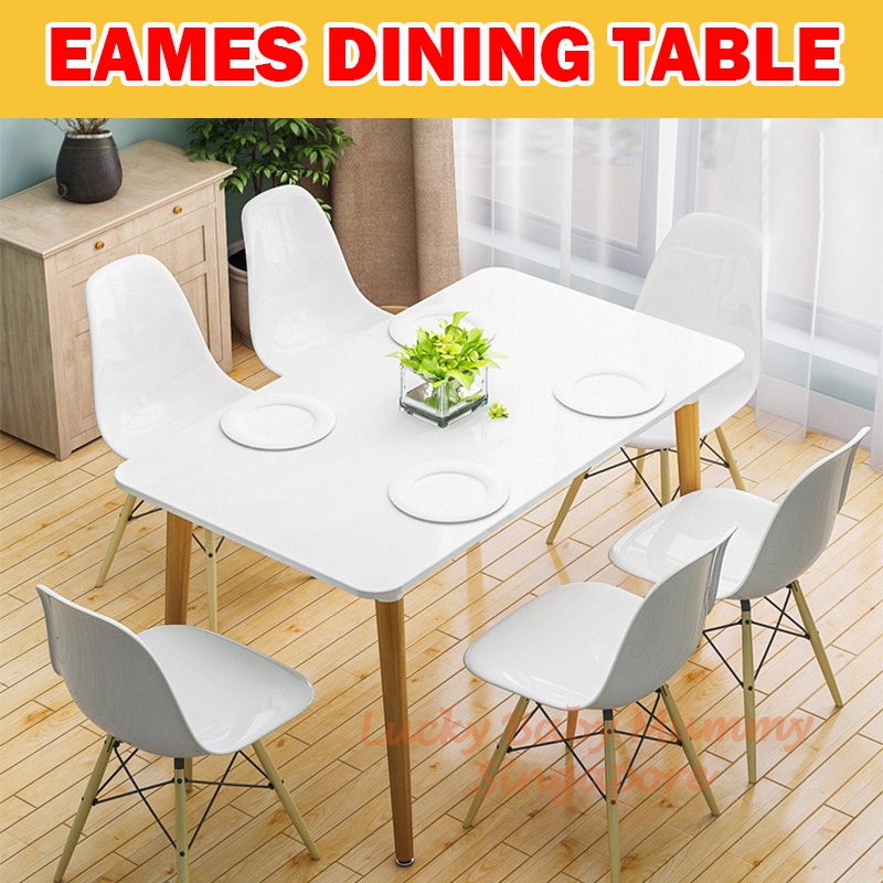 Eames Dining Table Rectangular Square Study Table Office Living ...
