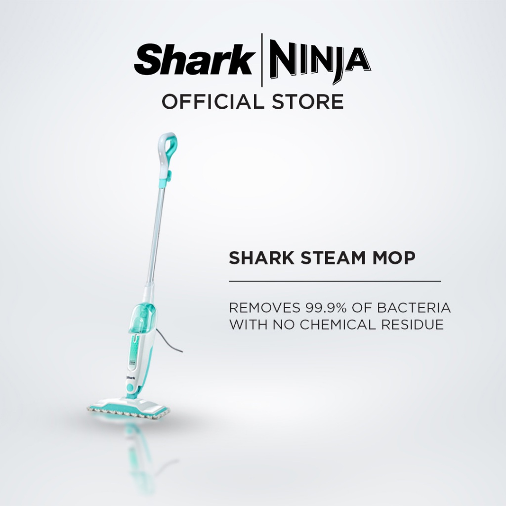 Shark Steam Mop 375ml, Floor cleaning mop with 2 Dirt Grip Pads ...