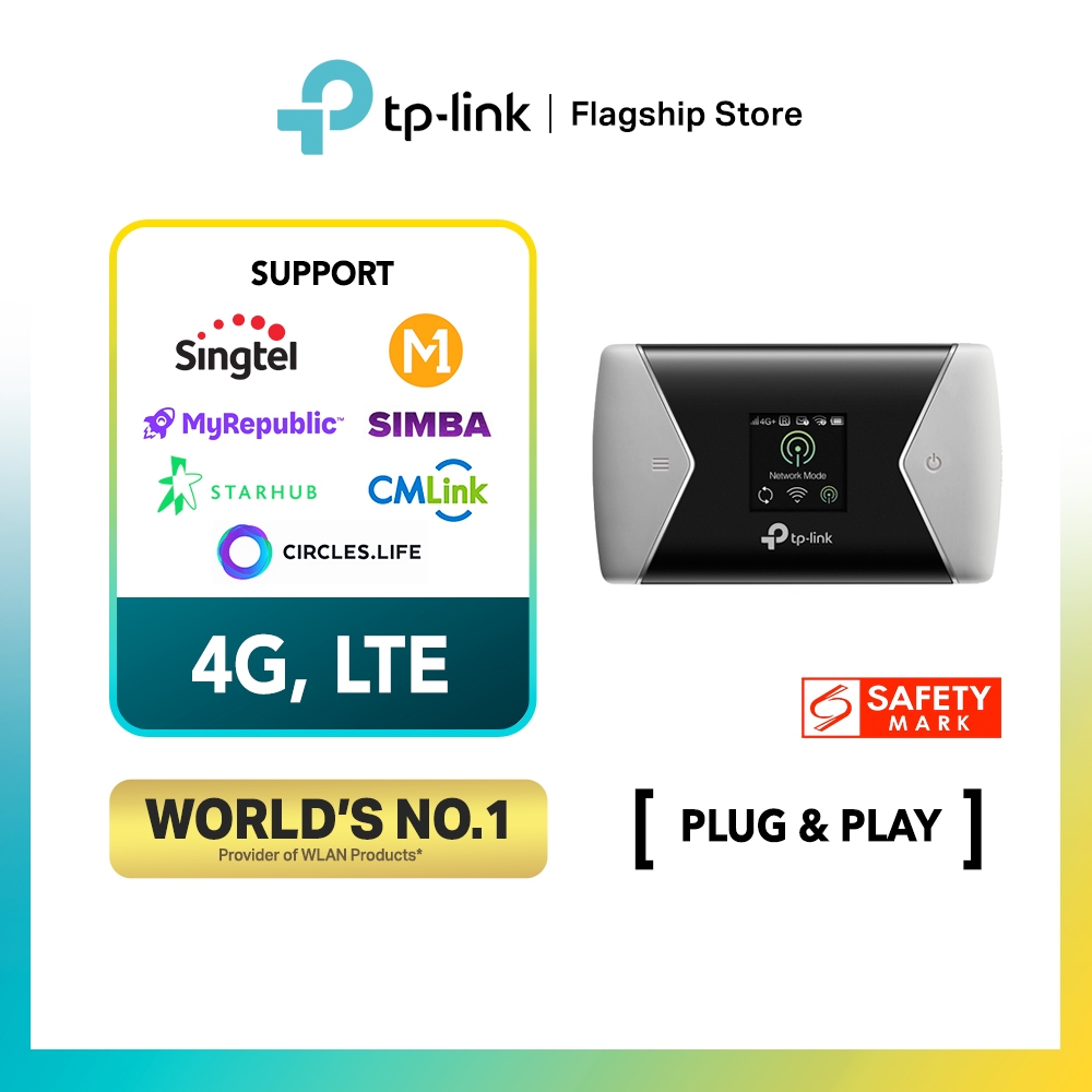 TP-LINK M7450 300 Mbps 3G/4G LTE-Advanced Mobile Dual Band Travel WiFi ...