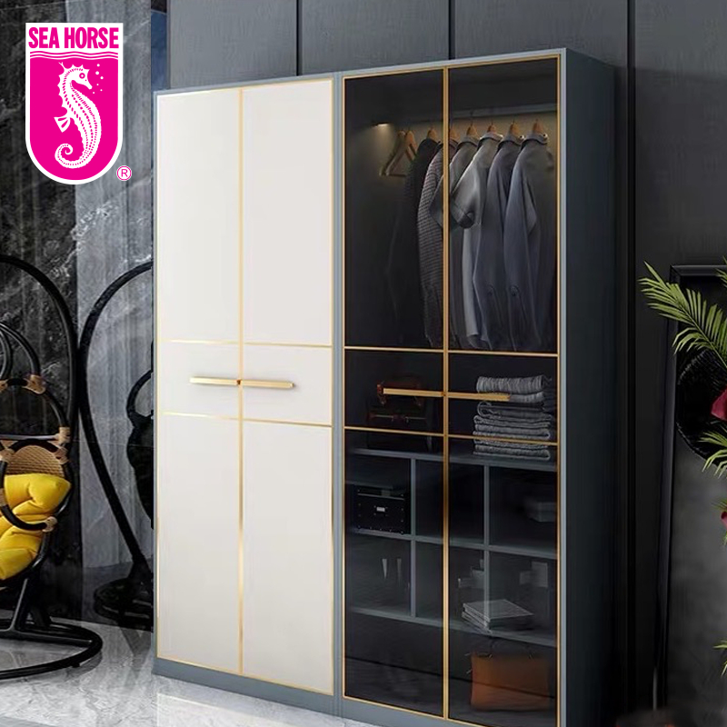 SEA HORSE Wahie Luxury Model Side by Side Door Wardrobe 2 Doors ...