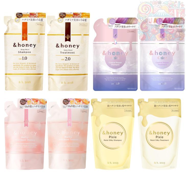 &honey Deep Moist Shampoo Treatment Refill Pair Set | Shampoo/Conditioner Set | Shopee Singapore