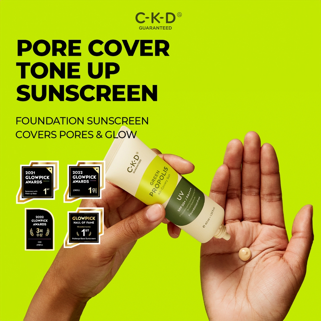 [CKD Guaranteed Official] Green Propolis All-Covery Natural Tone Up Sunscreen SPF 50+ PA ...