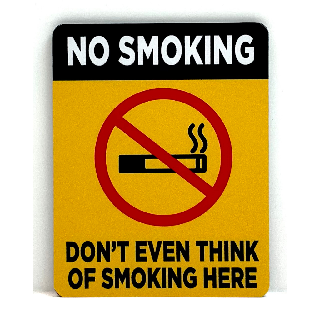 NO SMOKING SIGN/SIGNAGE | WARNING SIGN, BEWARE SIGN, INSTRUCTION SIGN ...