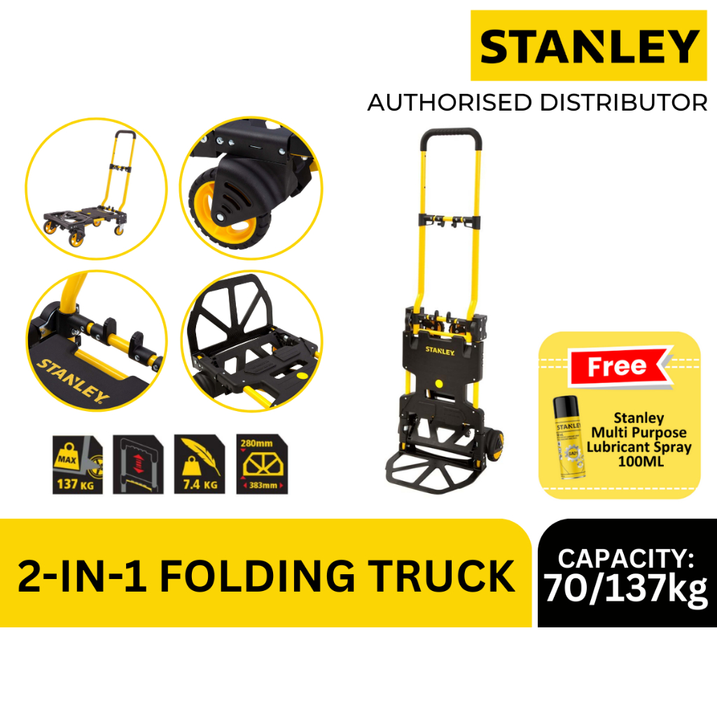 Stanley Trolley 2-in-1 Folding Truck 70/137 kg | Shopee Singapore