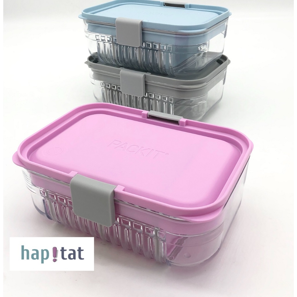 PackIt Multi MOD Bento lunch food container storage box with leak-proof ...