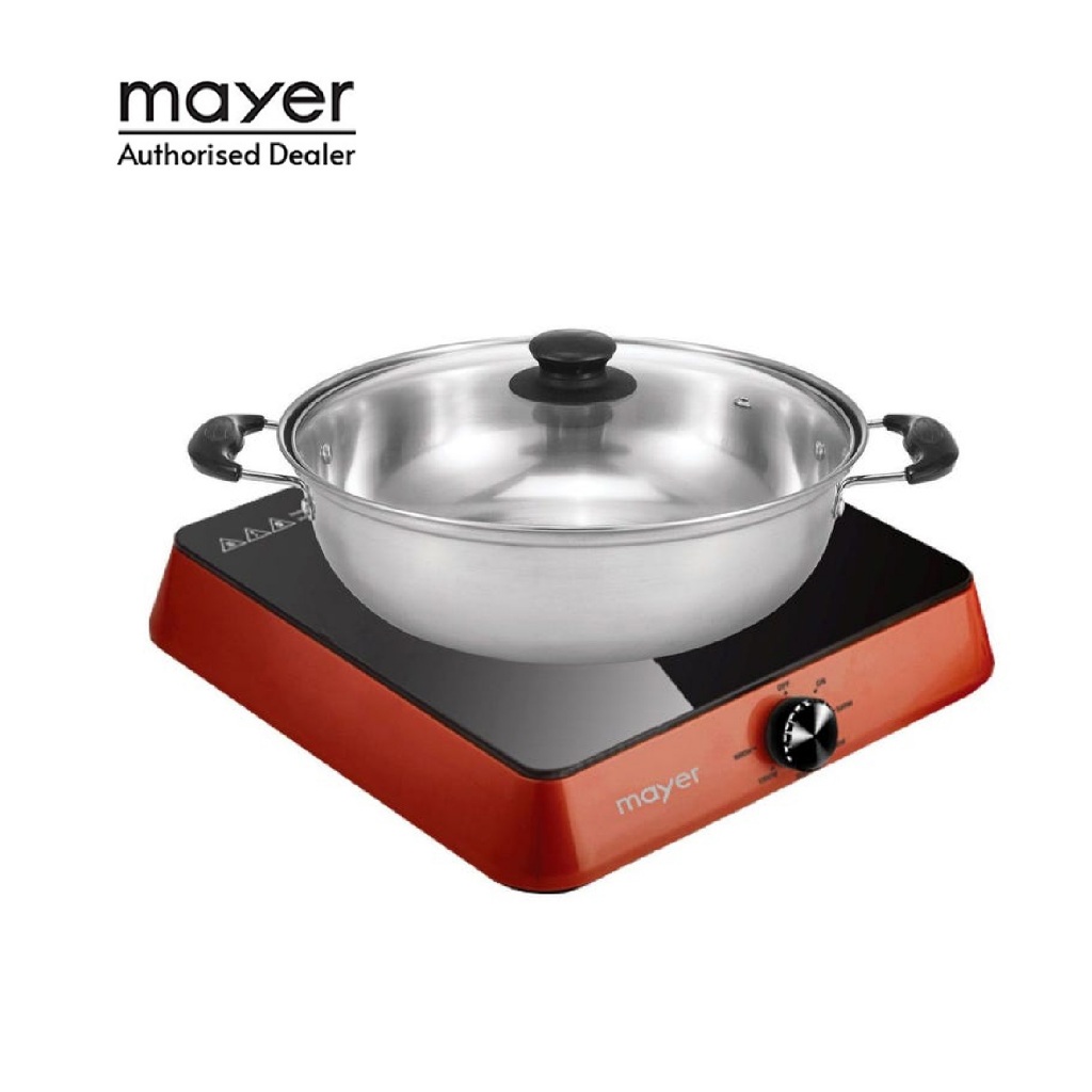 Mayer Induction Cooker MMIC1619 (Red) | Shopee Singapore