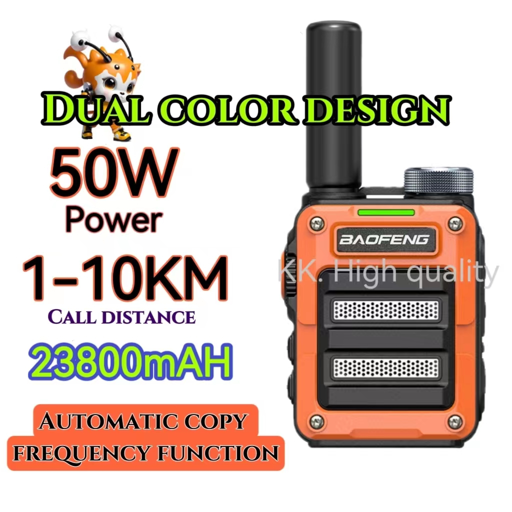 Mini Walkie Talkie One Key Copy Frequency Match Other Models High Power ...