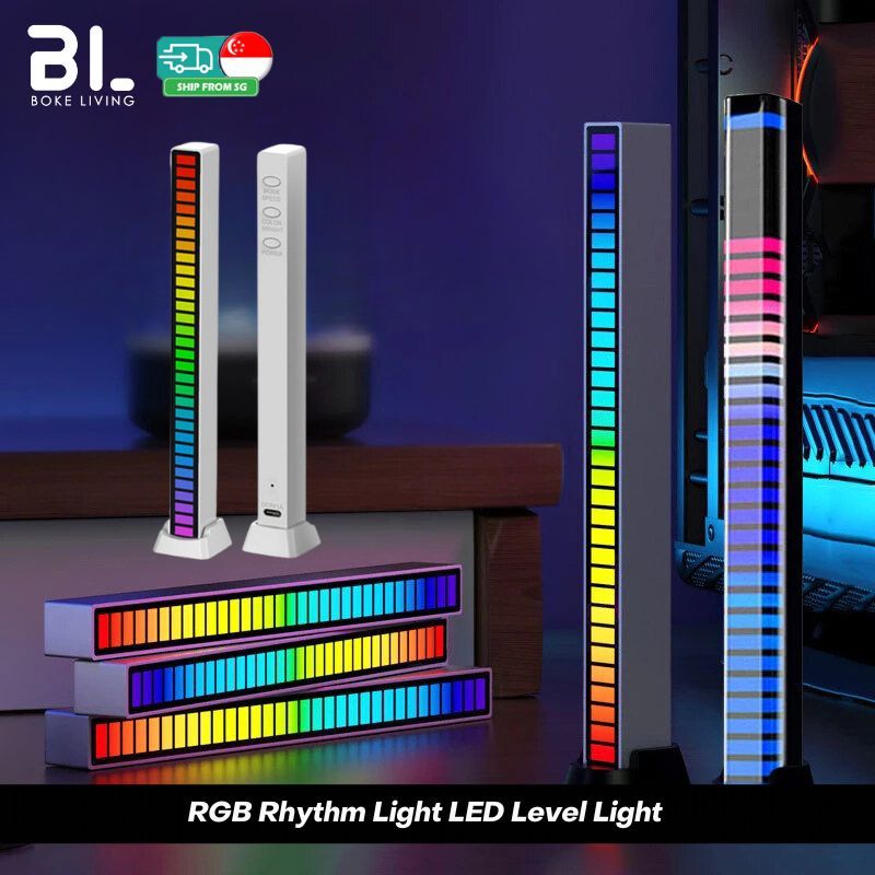 RGB Rhythm Light LED Level Light Bar Novelty Rhythm Lamp DJ PC Desktop ...