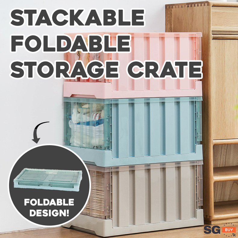 Foldable Storage Box | Collapsible Crate Storage Box | Foldable Storage ...