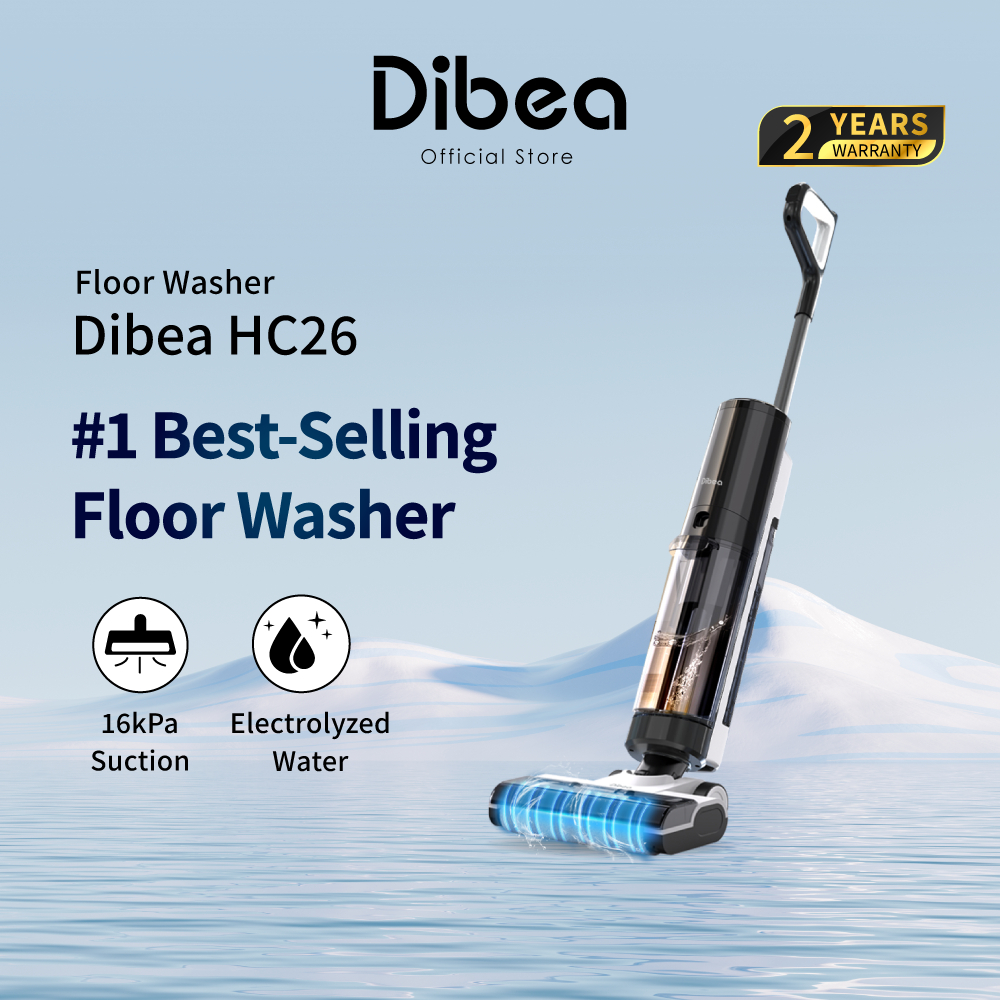 Dibea HC26/H8 Cordless Smart Wet Dry Floor Washer & Vacuum Cleaner | 99 ...