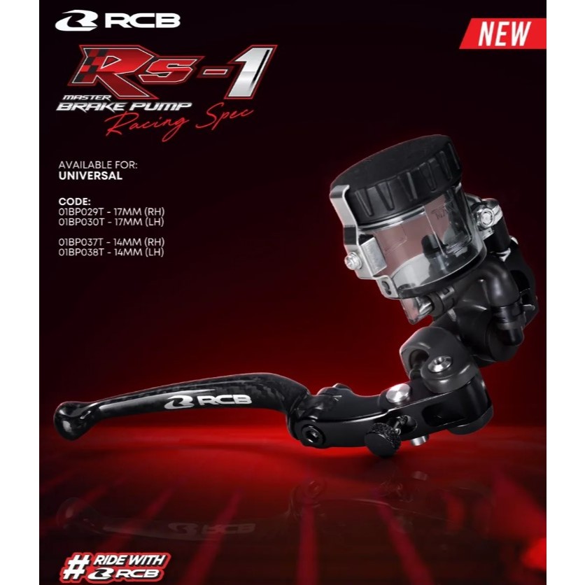 RCB RS-1 Master Brake Pump Racing Spec | Shopee Singapore