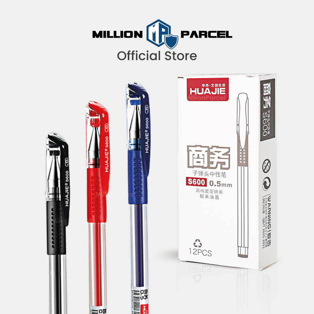 HuaJie Ballpoint Pen 0.5 | Pens | Blue Pen | Red Pen | Black Pen | Ball ...