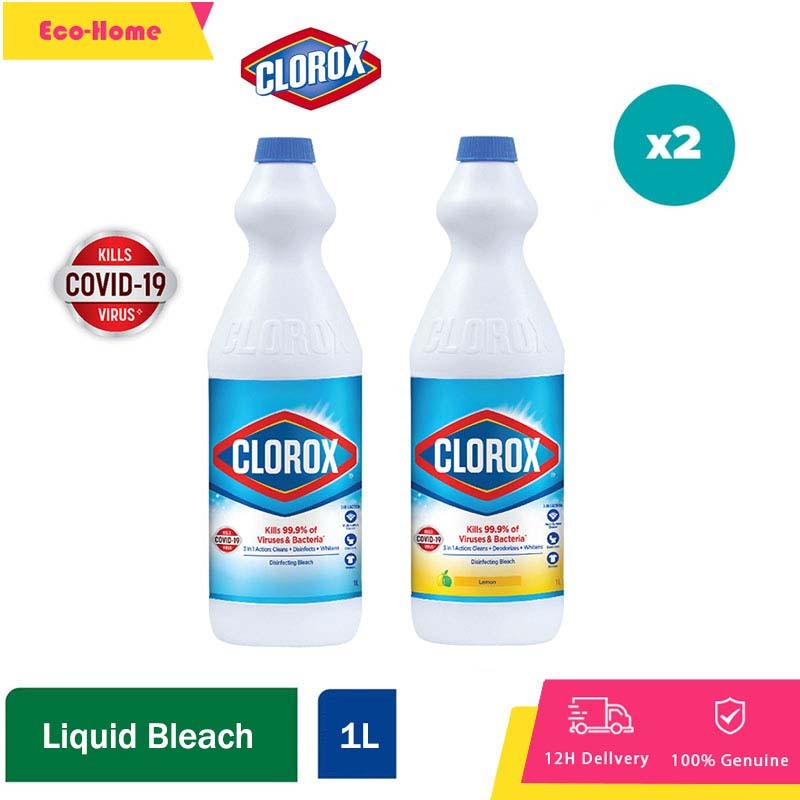 [Bundle of 2] Clorox Liquid Bleach – 1L | Shopee Singapore