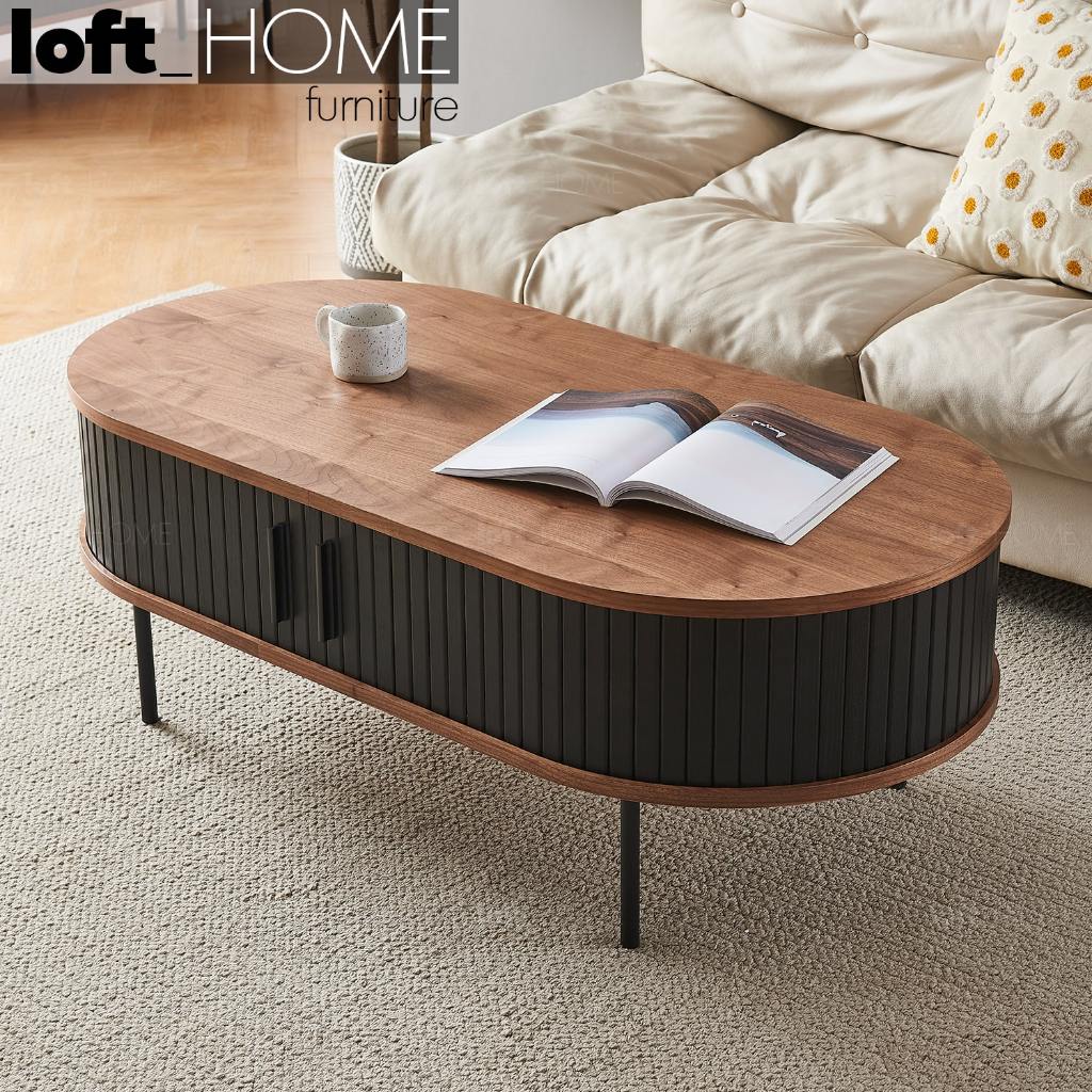 Loft Home Modern Wood Coffee Table HARPER | Shopee Singapore