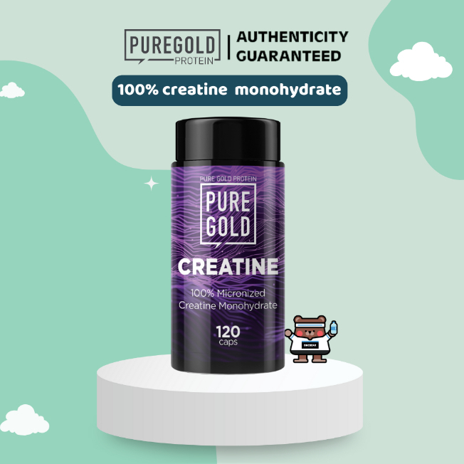 Pure Gold Protein Micronized Creatine Monohydrate 120 Capsules | Muscle ...