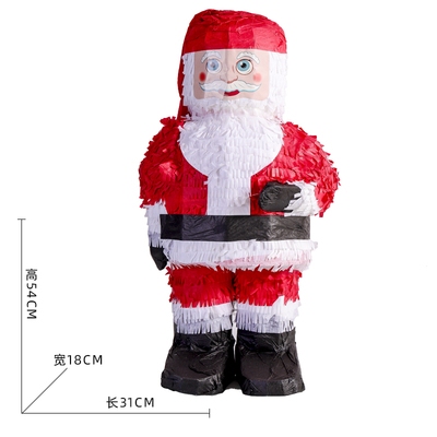 Christmas Santa Pinata (54cm x 31cm x 18cm) & Christmas Reindeer Pinata ...