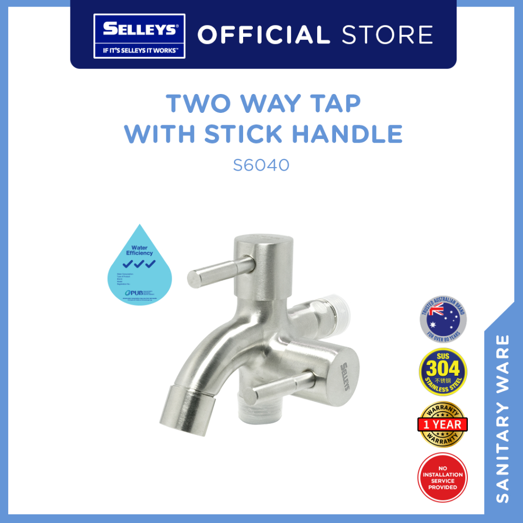 Two Way Tap With Stick Handle (S6040) | Shopee Singapore