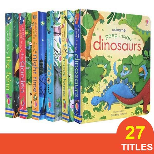 [SG Stock] Usborne Peep Inside Series Books (29 Titles) | Shopee Singapore
