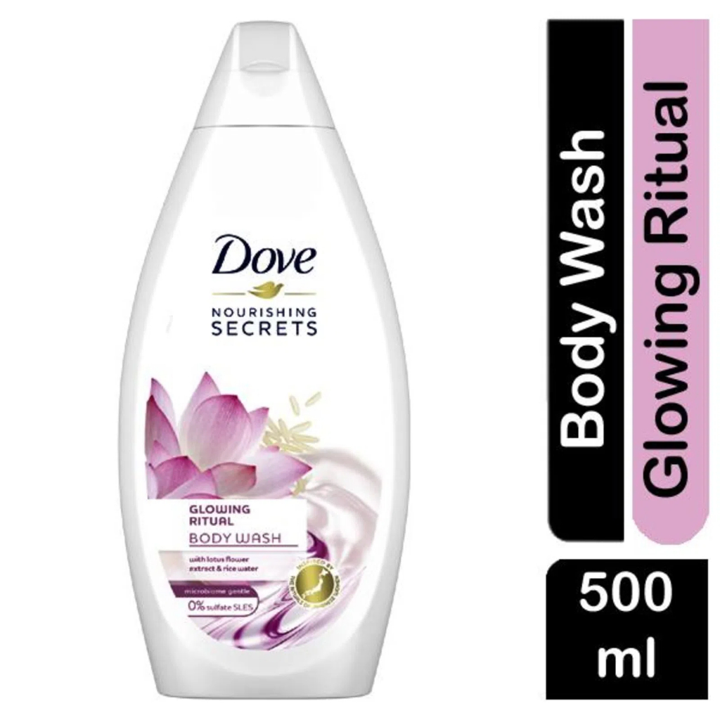 Dove Glowing Ritual Nourishing Secrets Body Wash - 500 mL | Shopee ...