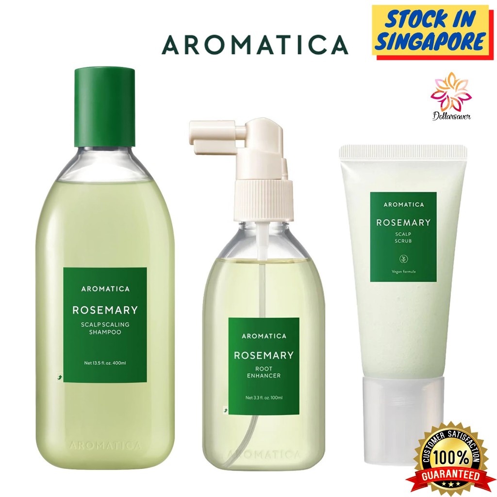Aromatica Rosemary Scalp Scaling Shampoo / Scalp Scrub / Root Enhancer | Shopee Singapore