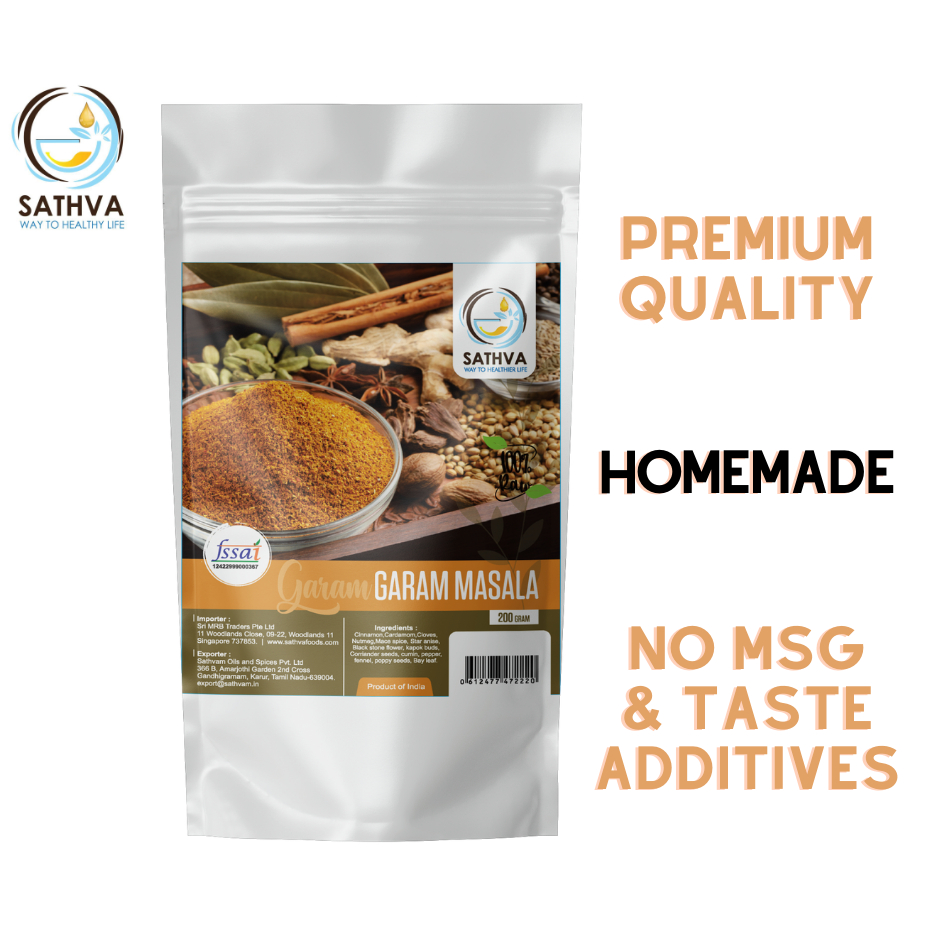 Sathva Garam Masala 200g - Blend of 14 spices, flavorful & aromatic ...