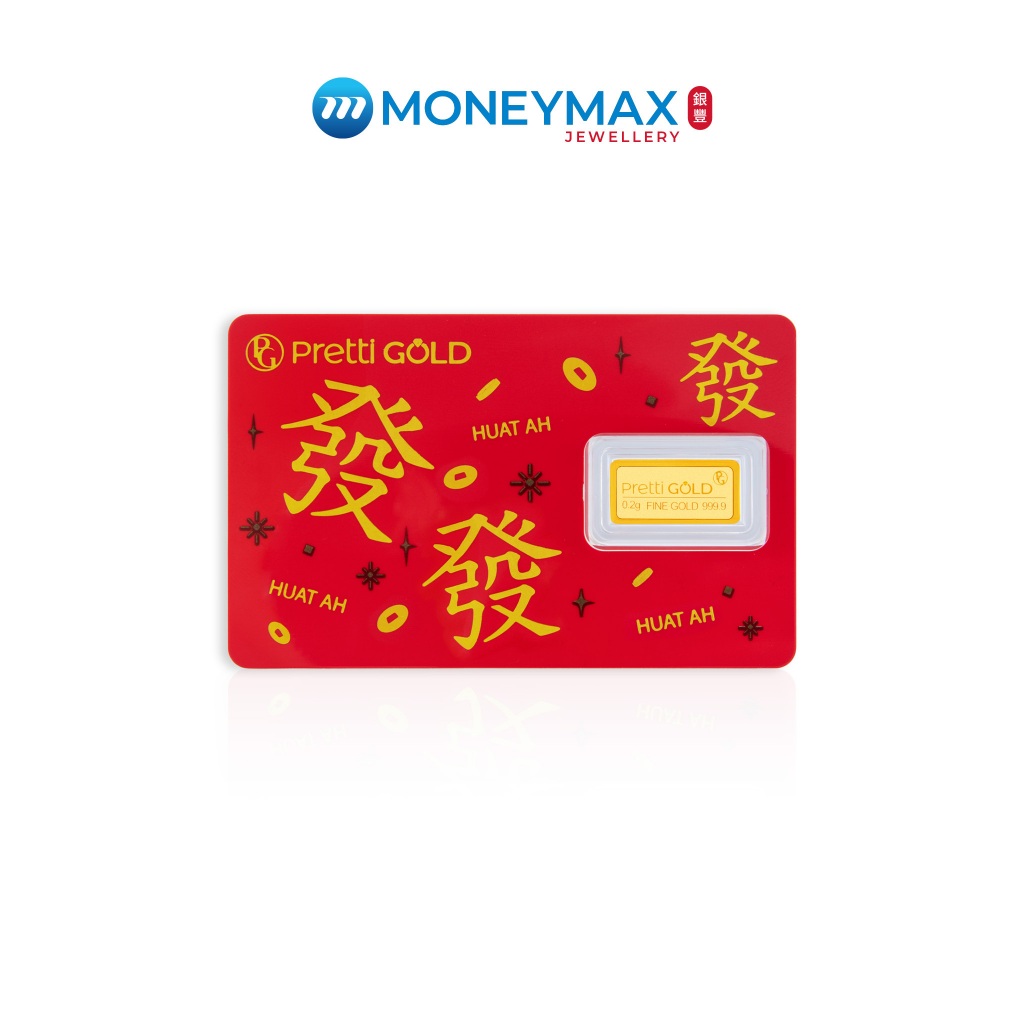 999.9 Pretti Gold 24K 發 HUAT AH Bar | Fortune Gold | Blessing Gold ...