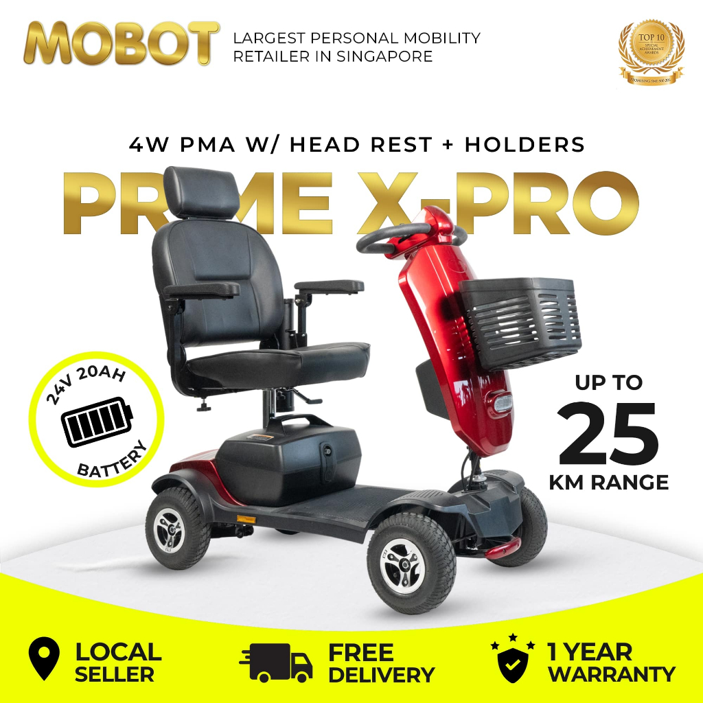 MOBOT SG OFFICIAL | Prime X-Pro Mobility Scooter | 24V 20AH | Ultimate ...