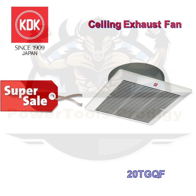 KDK 20TGQF CEILING MOUNTING VENTILATION FAN/ OLD MODEL 20CQT1 | Shopee ...
