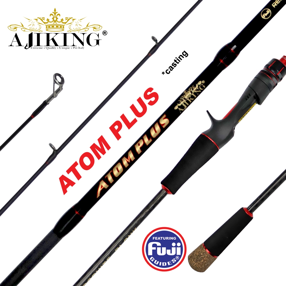 (6'0"ft-6'6"ft) Ajiking Atom Plus Casting Spinning Rod BC Rod Butt ...