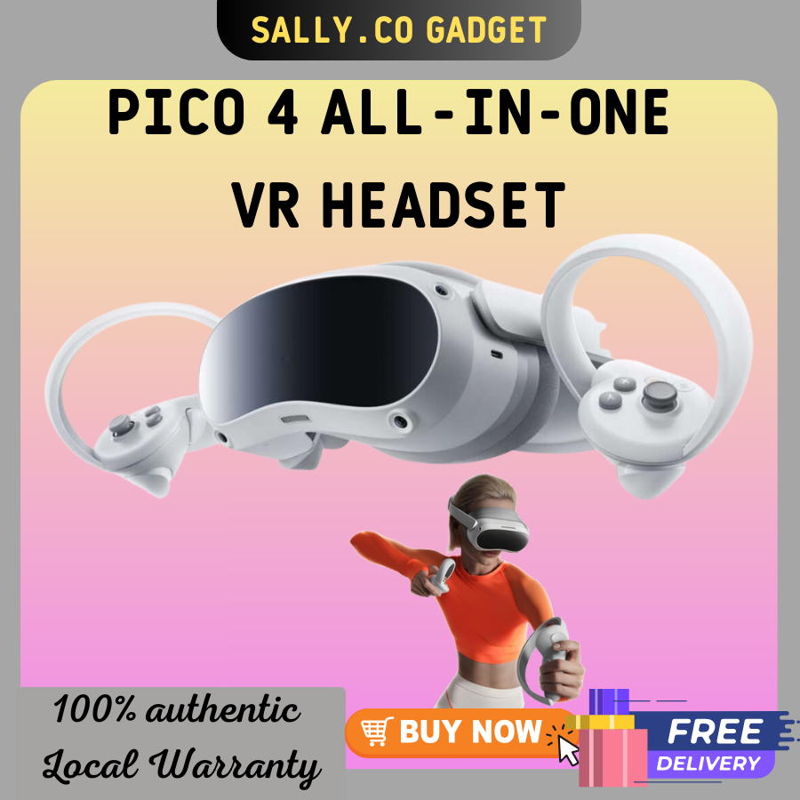 PICO 4 / 8+256GB ROM/ 4K+Super-Vision Display / All in one VR Headset ...